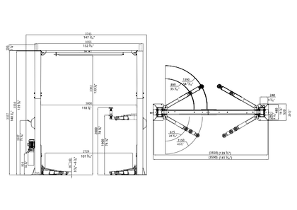 2 Post Car Lifts for Shops & Garages | Pro-Series Equipment