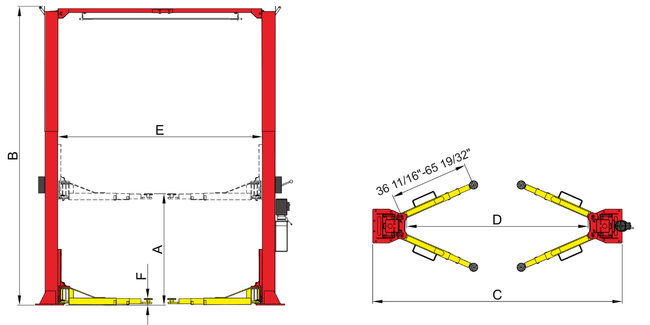 2 Post Car Lifts for Shops & Garages | Pro-Series Equipment
